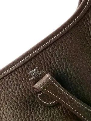 Hermès Evelyne Tpm Crossbody Bag Clemence Gen Iii - Grey