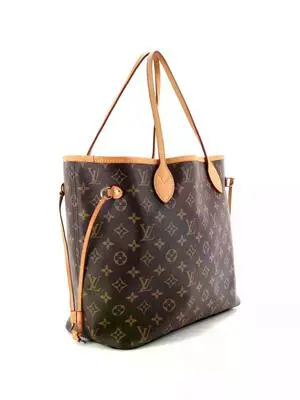 LOUIS VUITTON Neverfull Mm Monogram Canvas Tote Bag - Brown
