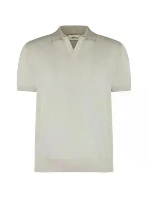 Altea Short-sleeved Cotton Polo Shirt - Neutrals