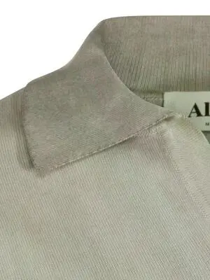 Altea Short-sleeved Cotton Polo Shirt - Neutrals