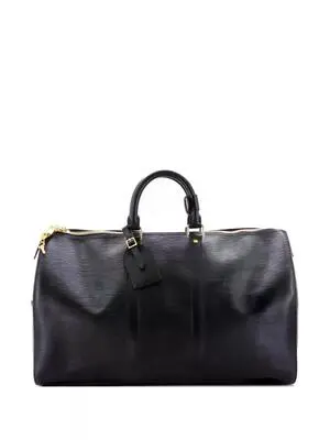 LOUIS VUITTON Keepall 45 Travel Bag Epi Leather - Black