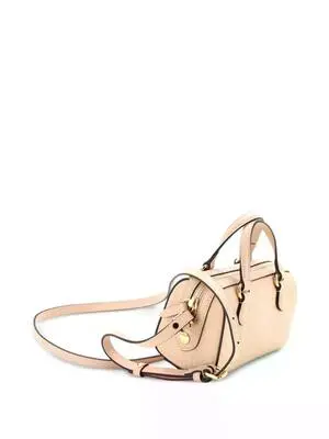 Gucci Convertible Boston Bag Jumbo Gg Embossed Leather Super Mini Crossbody Bag - Neutrals