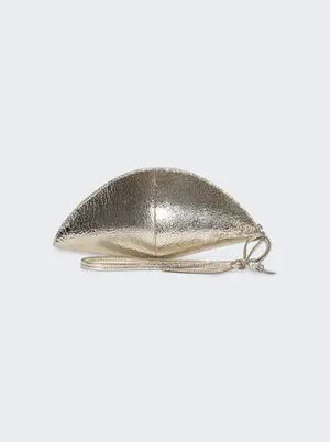 Sculpted Metal Wristlet Bags