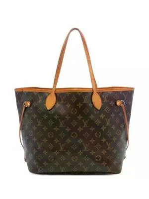 LOUIS VUITTON 2008 Monogram Neverfull Mm Tote Bag - Brown