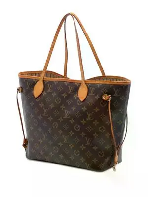 LOUIS VUITTON 2008 Monogram Neverfull Mm Tote Bag - Brown