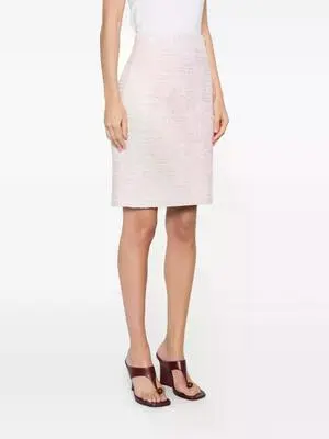 Tagliatore Nell Textured Mini Skirt - Pink