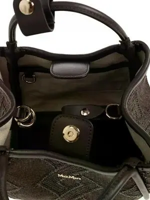 Max Mara Woven Tote Bag - Brown