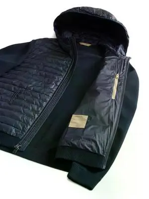 Woolrich Hybrid Hooded Jacket - Blue
