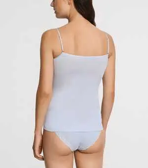 Hanro Cotton Moments Tank Top - Blue