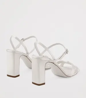 JIMMY CHOO Elsy 85 Heeled Sandals - Ivory