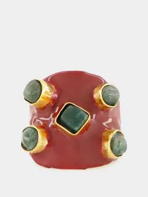 PAULA Gaura Stone Embellished Ring - Multicolour