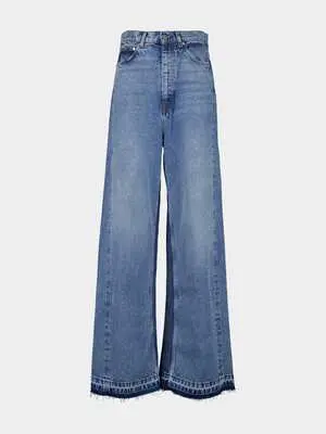 Stella McCartney Slouchy Straight Leg Jeans - Blue