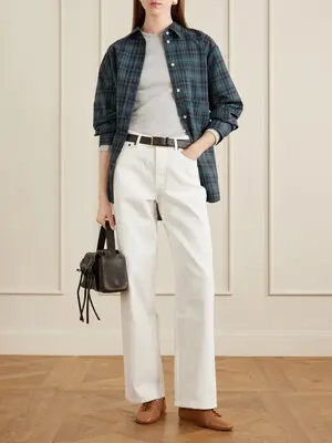 Still Here Everyday Straight-leg Jeans - White