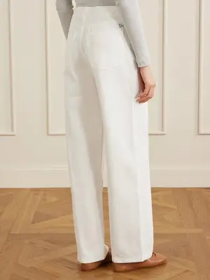 Still Here Everyday Straight-leg Jeans - White