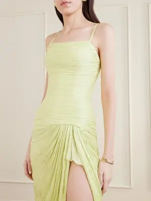 MARMAR HALIM Draped Georgette Gown