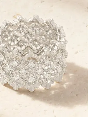 Buccellati Rombi Eternelle 18-karat White Diamond Ring