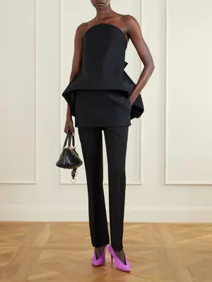 Balenciaga Wool-blend Mini Balloon Dress