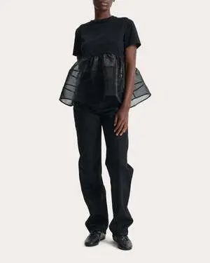 Cecilie Bahnsen Gathered T-shirts For Women