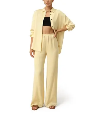 Lilysilk Stretch Double Georgette Oversized Shirt