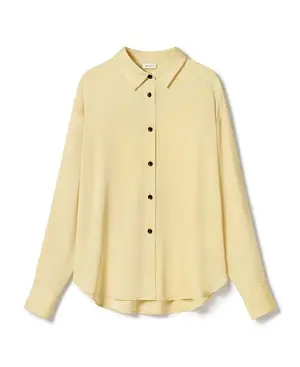Lilysilk Stretch Double Georgette Oversized Shirt