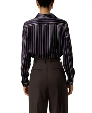 Lilysilk Striped Silk Shirt