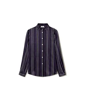 Lilysilk Striped Silk Shirt