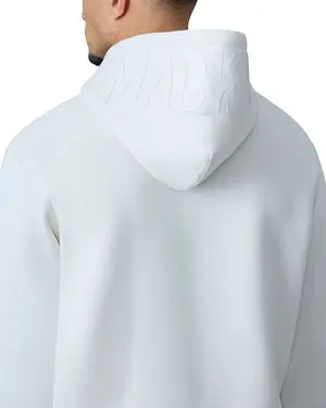Mackage Kolton Double-face Jersey Logo Hoodie - Cream
