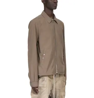 Rick Owens Zip Front Jacket - Dust