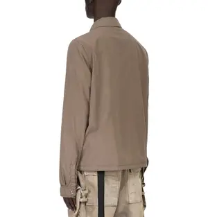 Rick Owens Zip Front Jacket - Dust