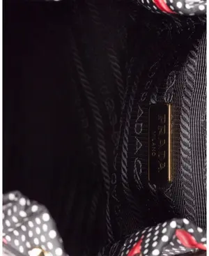 Prada Printed Re-nylon Pouch - Black