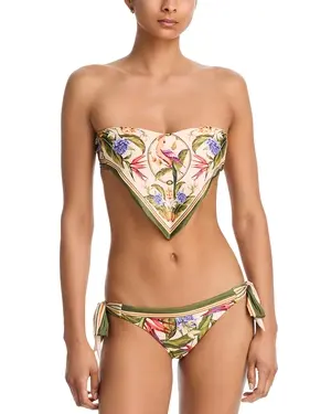 Farm Rio Strelitzia Cropped Bikini Top