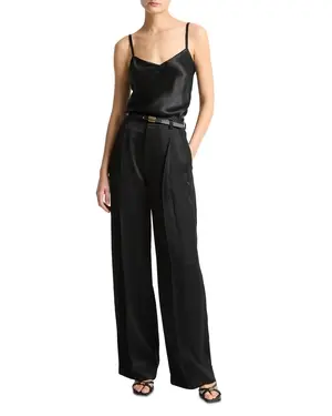 Vince Satin Cami Top - Black