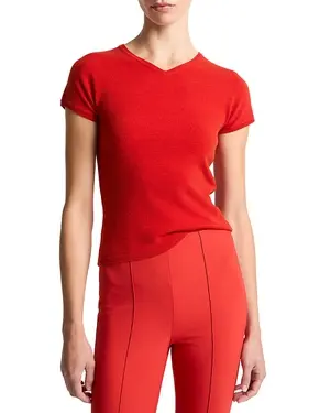 Vince V Neck T-shirts For Women