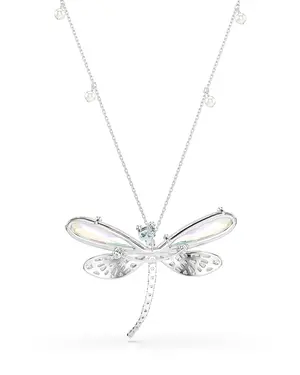 SWAROVSKI Ariana Grande X Crystal Dragonfly Convertible Necklace - Blue