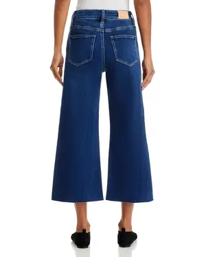 Paige Anessa High-rise Wide-leg Jeans - Venetian Breeze