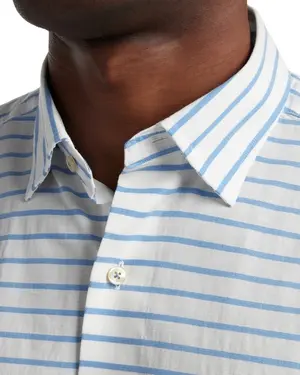David Donahue Barre Stripe Shirt