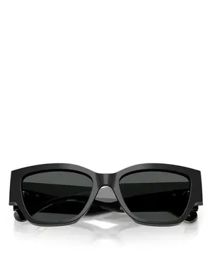 Versace Cat Eye Sunglasses, 55mm - Black