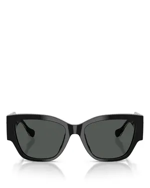 Versace Cat Eye Sunglasses, 55mm - Black