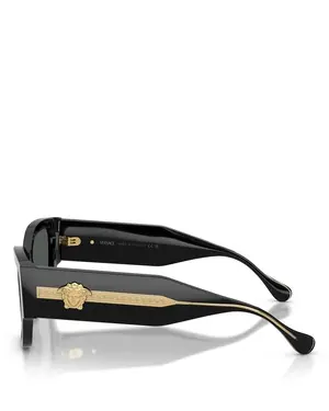 Versace Cat Eye Sunglasses, 55mm - Black