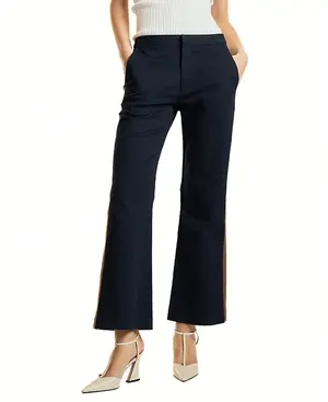 Cynthia Rowley Cropped Flare Pants - Navy