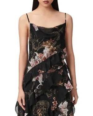 ALLSAINTS Ruth Dress - Crystal Black