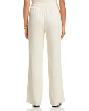 ANINE BING Aden Textured Pants - Cream