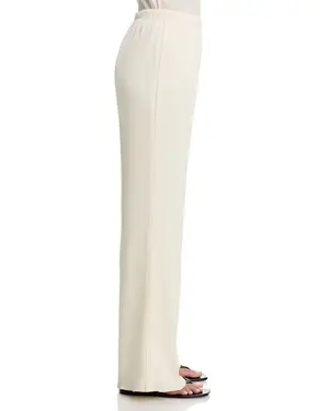 ANINE BING Aden Textured Pants - Cream