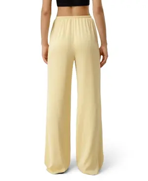Lilysilk Stretch Silk Georgette Straight-leg Pant