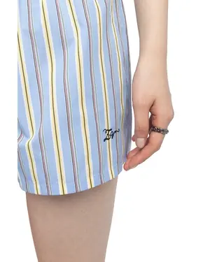 Zadig&Voltaire Pax Striped Cotton Shorts - Sixtine