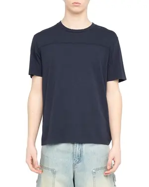 Zadig&Voltaire Tommy Decoupe Crewneck T-shirt - Encre