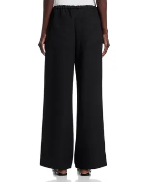 TOTEME Fluid Drawstring Trousers - Black