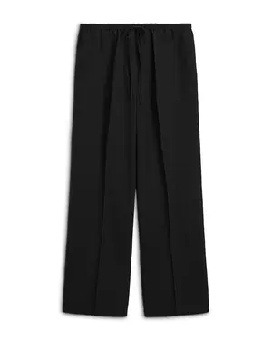 TOTEME Fluid Drawstring Trousers - Black