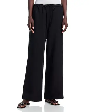 TOTEME Fluid Drawstring Trousers - Black