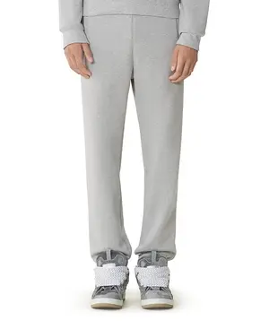 LANVIN Embroidered Logo Jogging Pants - Heather Grey